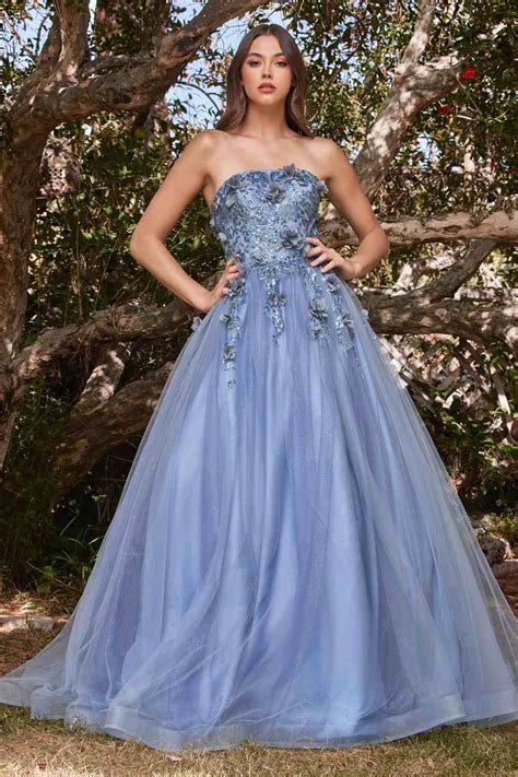 Cinderella Blue Prom Dress