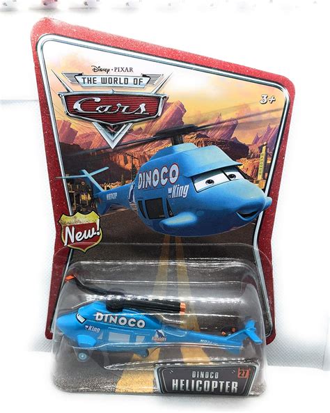 Dinoco Helicopter Disney World Of Cars Edition 1 55 Scale Mattel