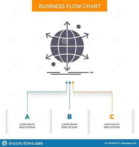 Business International Net Network Web Business Flow Chart Design