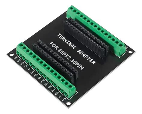 Base Adaptador Terminal Tornillo Borneras Para Esp32 30p Cuotas Sin