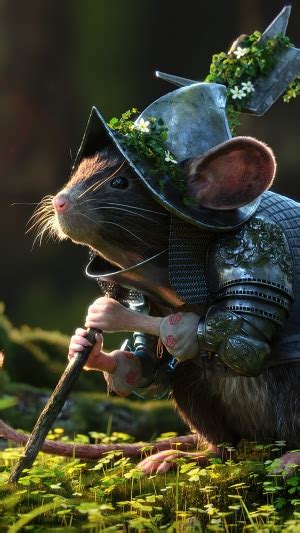 Soldier Mouse Cgi Fantasy Digital Hd Phone Wallpaper Rare Gallery