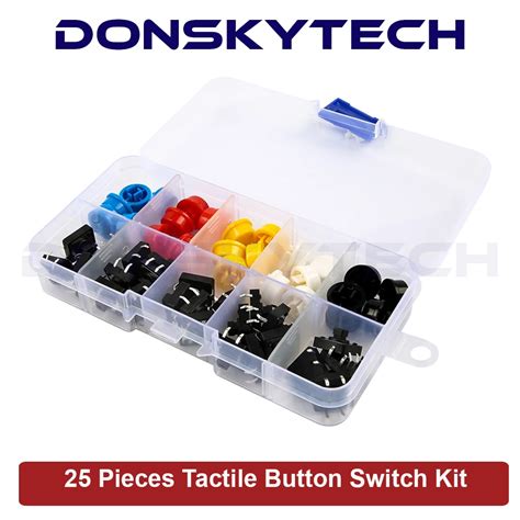 25 Pieces Pcs Momentary Tactile Push Button Touch Micro Switch 5