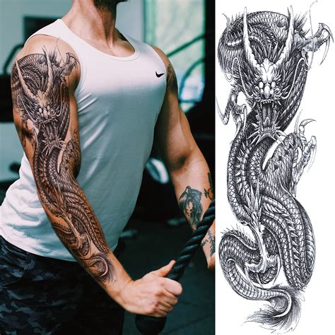 Dragon Sleeve Tattoos