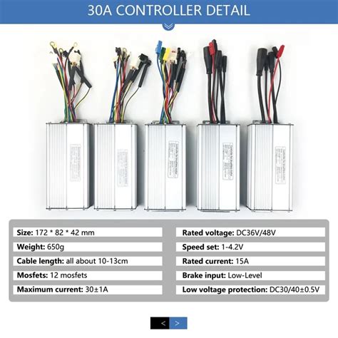 1000w Electric Bike Parts Ebike Speed Controller Kt 30a Emotoer