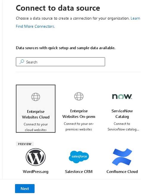 Create A Connection To An Enterprise Website Techexcel Extending