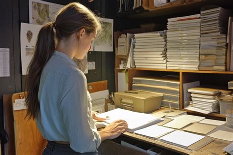 Archiving Conservation Protocols Ar Generative Ai Premium Ai Generated Image