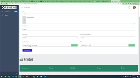 Reviews Project Made In React And Node Mern Stack Youtube