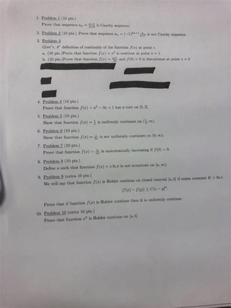 solved 1 problem 1 10 pts prove that sequence a is