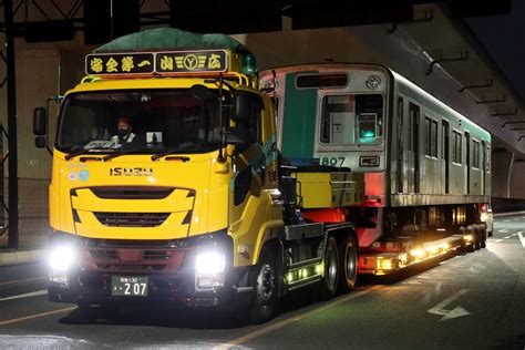 【京都市交】10系1107f廃車陸送 2nd Train鉄道ニュース