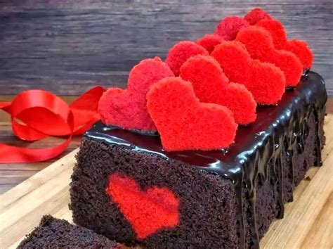 طرز تهیه کیک قلبی شکلاتی برای ولنتاین