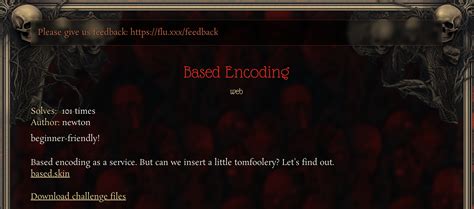 Hacklu Ctf Based Encoding Web Challenge Writeup Bit Worn Hat