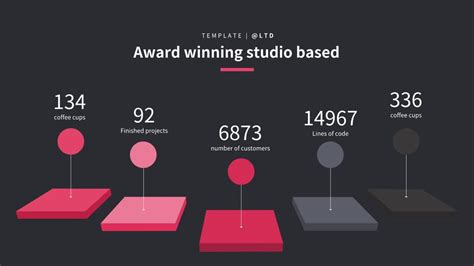 Bunch Of Different Colored Objects On Black Background Google Slide Theme And Powerpoint
