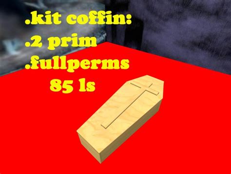 Second Life Marketplace Kit Coffin