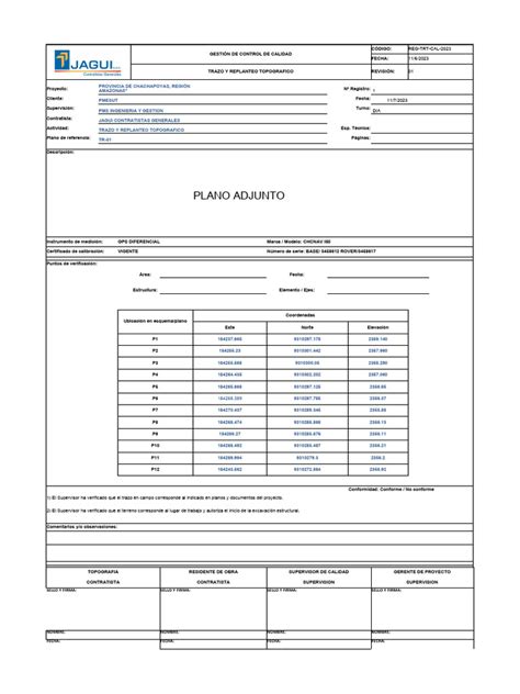 Protocol Os Pdf Topografía Ingeniería