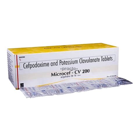 Microcef Cv 200 Tablet Uses Dosage Side Effects Price Composition