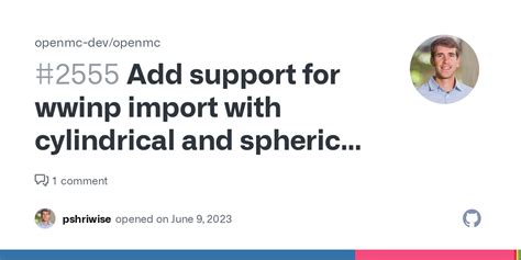 Add Support For Wwinp Import With Cylindrical And Spherical Meshes