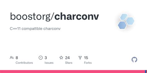 GitHub Boostorg Charconv C 11 Compatible Charconv