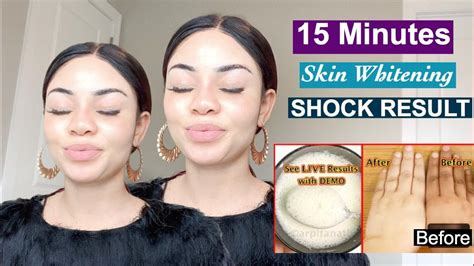15 Minutes Instant Skin Whitening Diy Home Remedy Shocking Result