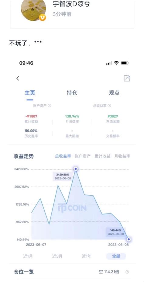 币圈有道 on Twitter 凉子真凉了 凉兮的实盘不仅收益爆仓归零了而且是穿仓了倒欠平台1800 可能是觉得无颜面对江东父老