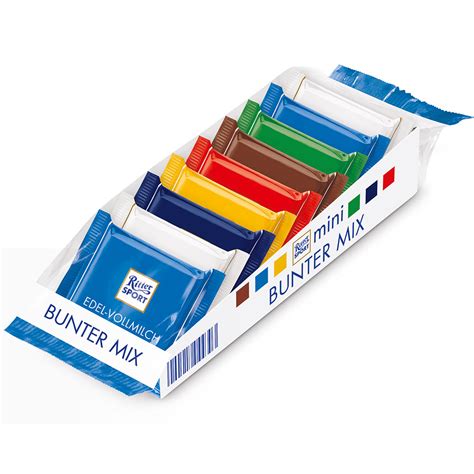 Ritter Sport Mini Bunter Mix 9er Online Kaufen Im World Of Sweets Shop