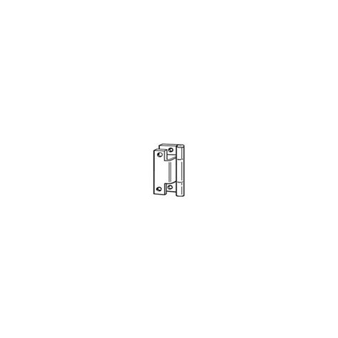 Cranked Flush Hinge Bronze 2 50mm 2 Per Pack
