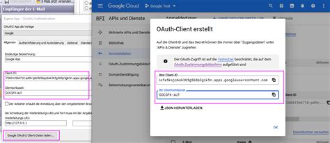 OAuth2 App in Google Cloud für Windows Desktop Programme erstellen