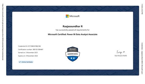 Finished Microsoft Certified Power Bi Data Analyst Associate
