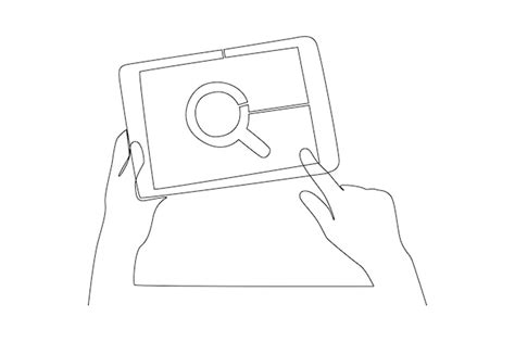 Dibujo continuo de una línea concepto de proceso de contratación