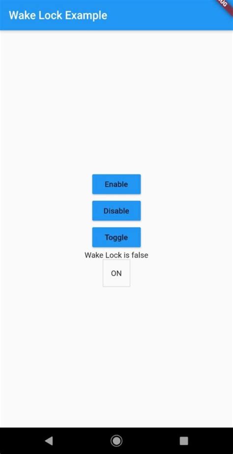 Flutter Wake Lock Keep Screen Awake Using WakeLock In Android IOS