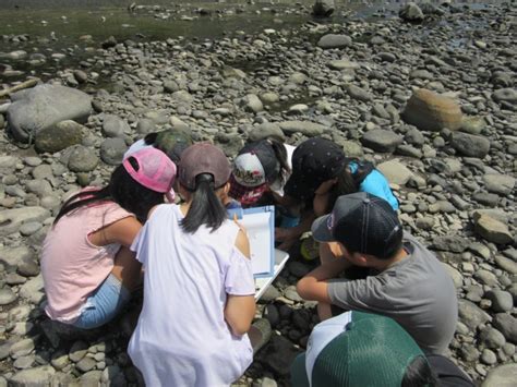 水生生物調査そうめん流し vol 1 日田市光岡公民館