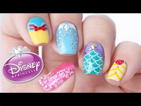 Disney Princess Nail Designs