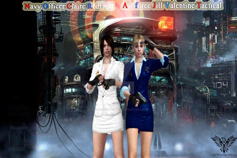 Jill Valentine X Claire Redfield By Jillvalentineoficial On Deviantart