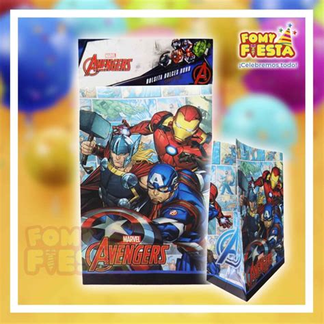 Bolsa Pdulces Avengers Fomy Fiesta