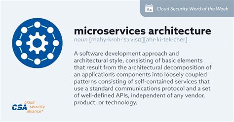 Cloud Security Alliance On Linkedin Microservicesarchitecture Microservices