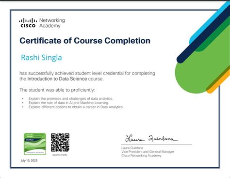 Rashi Singla On Linkedin Cisconetworkingacademy Cisco Dataanalytics Businessanalyst