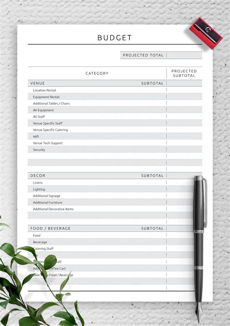 Adult Birthday Party Planner Budget Template Mwholf