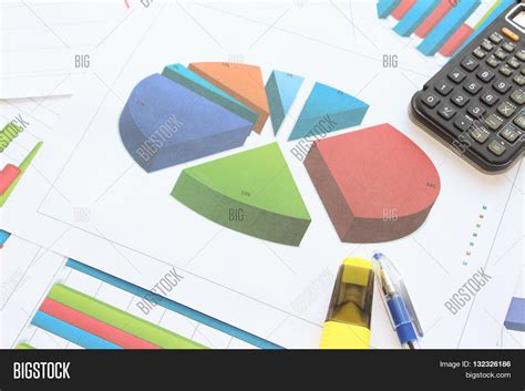 Cut Pie Chart Data Image And Photo Free Trial Bigstock