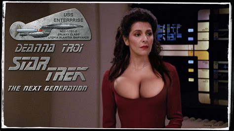 Busty Deanna Troi Star Trek The Next Generation By Gazomg On Deviantart