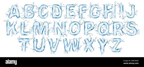 Water Splash Font Water Splash Font Vector Images Over 6 200