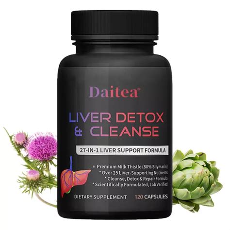 Liver Support Supplement Complex Cleanse Detox Repair Healthy Unisex £7