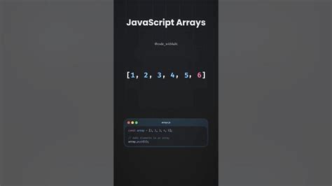 Javascript Arrays🧑‍💻 Coding Programming 2024 Javascript Js