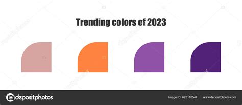 Trend Színes Paletta 2023 Ban Rgb Színvezető Kollekció Élénk Szín