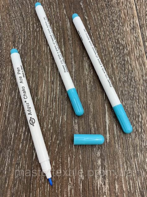 Маркер для тканини самовичіплювальний Adger блакитний купити на Prom Ua