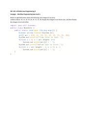 CSC 335 Cengage MindTap Programming Exercise 8 1 Docx CSC 335 11550