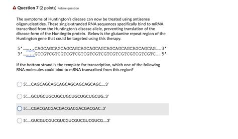 Solved A Question Points Retake Question The Symptoms Chegg