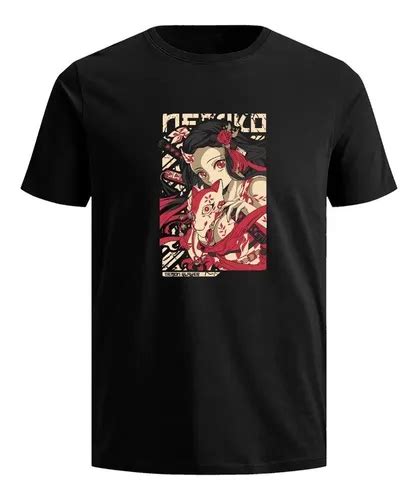 Playera Nezuko Kamado Kimetsu No Yaiba Demon Slayer Anime 299 En