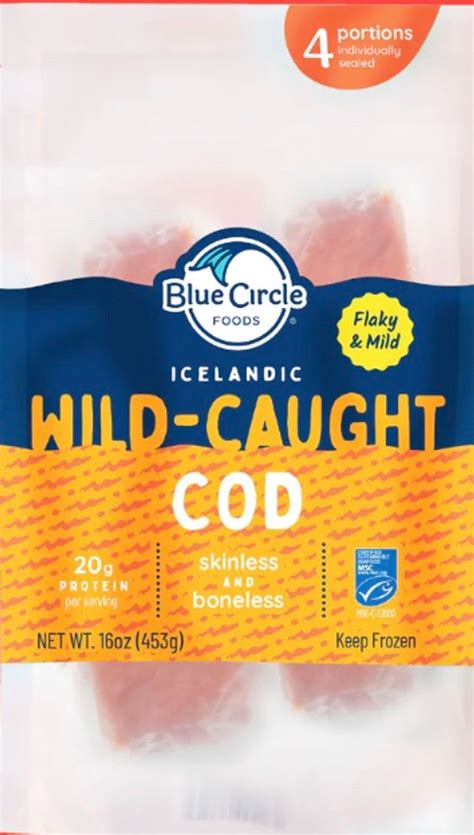 Blue Circle Foods Wild Caught Icelandic Cod