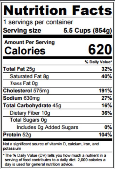 Cheesecake Factory Nutrition Facts