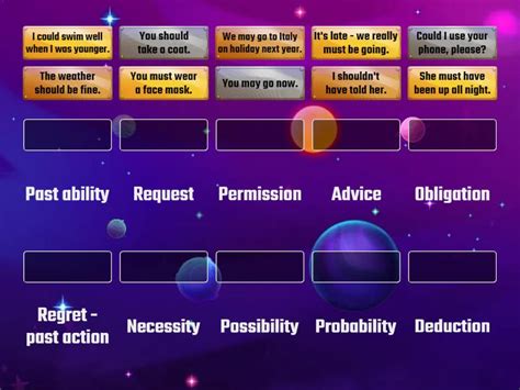 Functions Of Modal Verbs Une Las Parejas