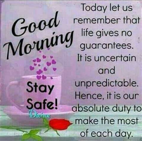 Good Morning Stay Safe Pictures Photos And Images For Facebook
